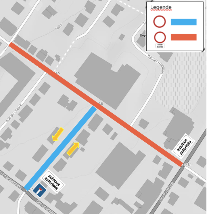 Rue des Caves, rue Frantz Seimetz & rue de l’Ecole – Stadt Grevenmacher